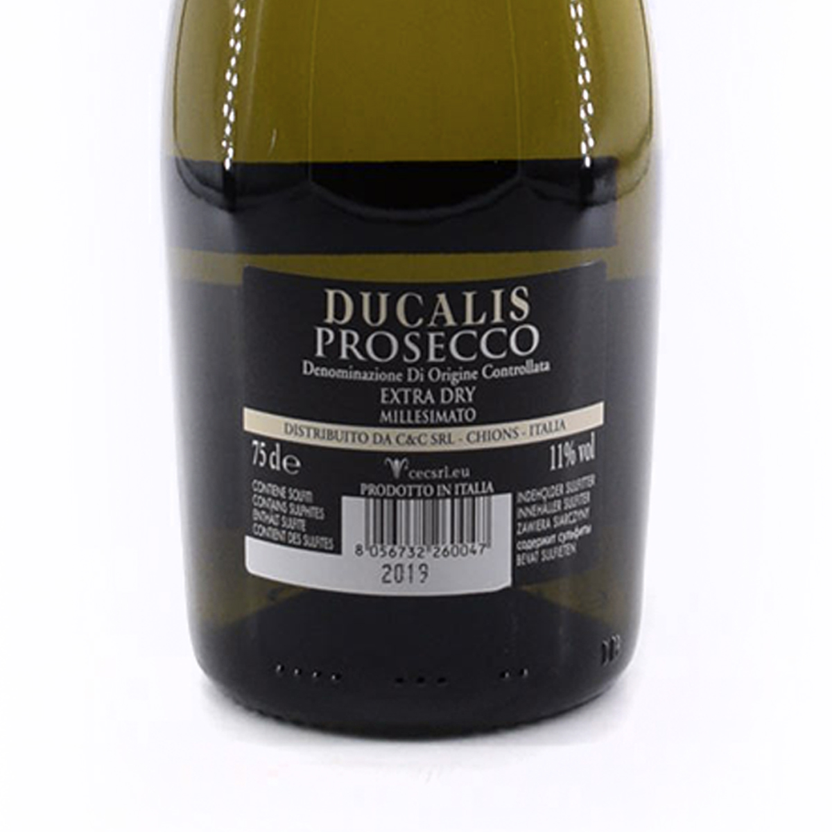 Ducalis Prosecco Extra Dry Millesimato Doc 0,75l | Paladini Otello ...