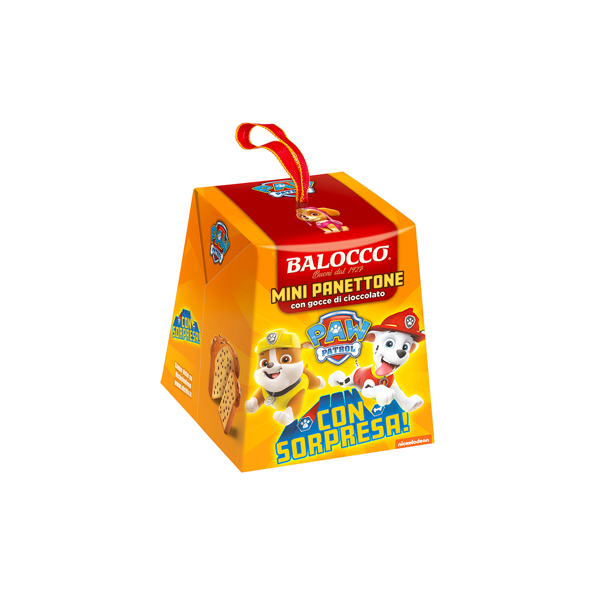 Balocco Mini Panettone con Gocce di Cioccolato 100g | Paladini Otello ...