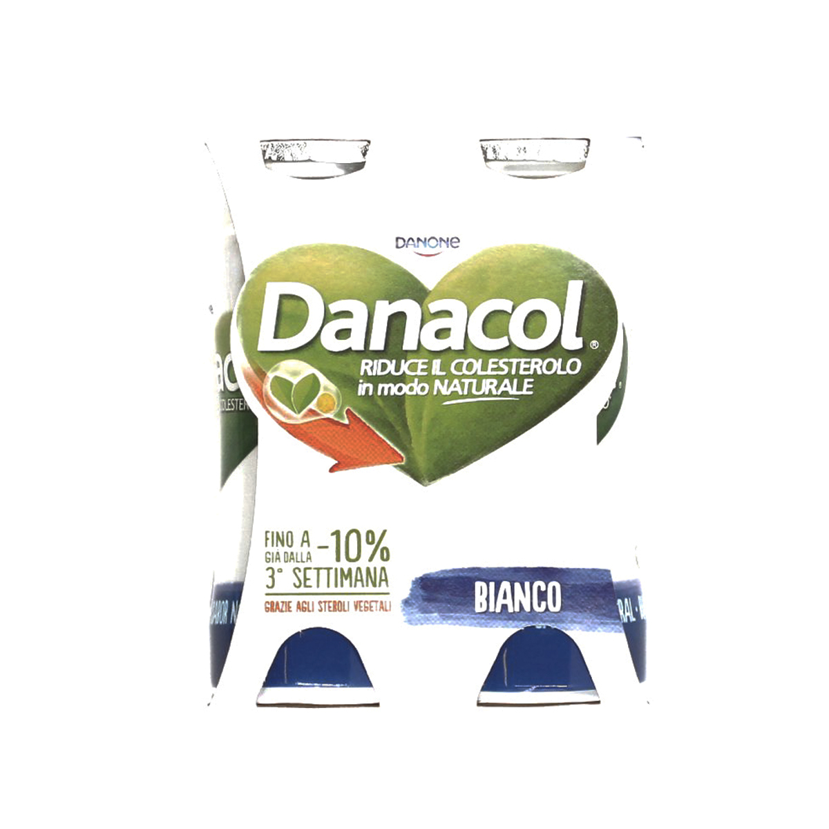Danone Danacol Bianco 4 x 100g | Paladini Otello Supermercati