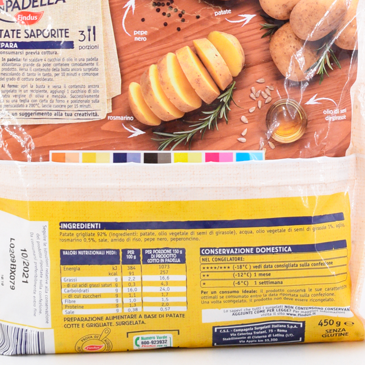 Findus Quattro Salti in Padella, Patate Saporite 450g | Paladini Otello ...