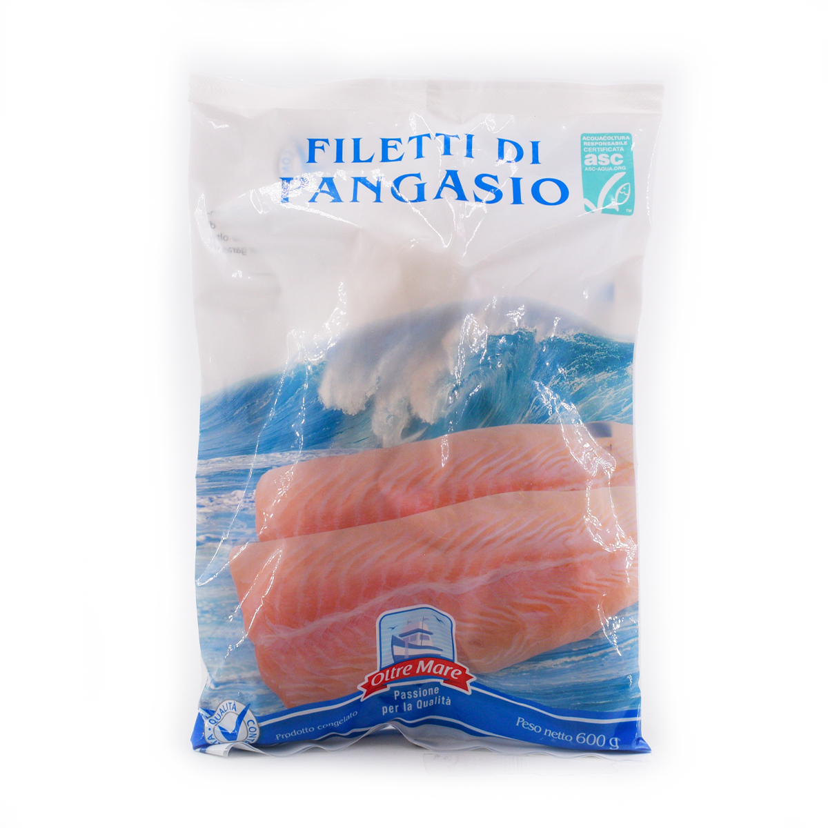Oltre Mare Filetti di Pangasio 600g | Paladini Otello Supermercati