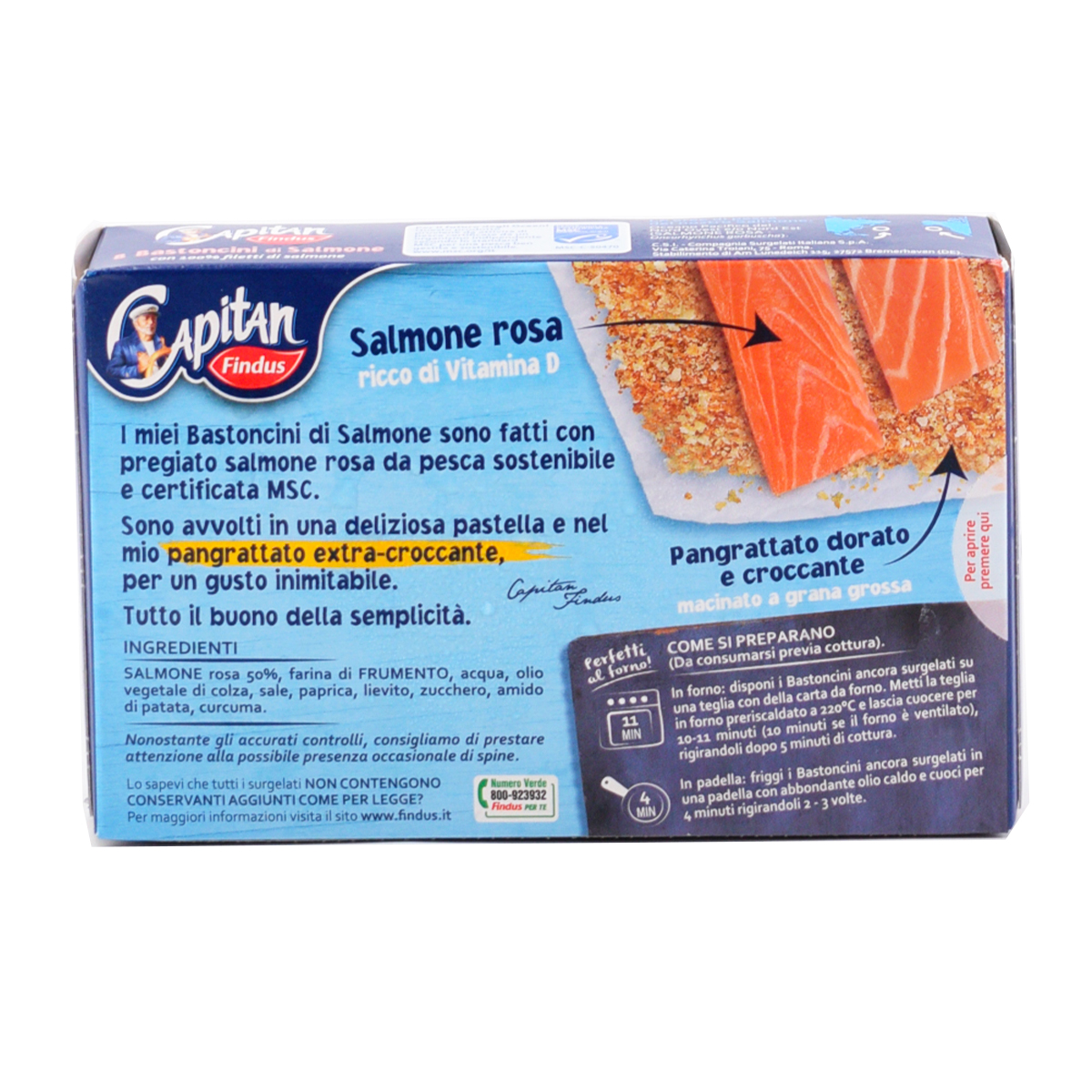 Findus Bastoncini di Salmone 8 pezzi 200g | Paladini Otello Supermercati